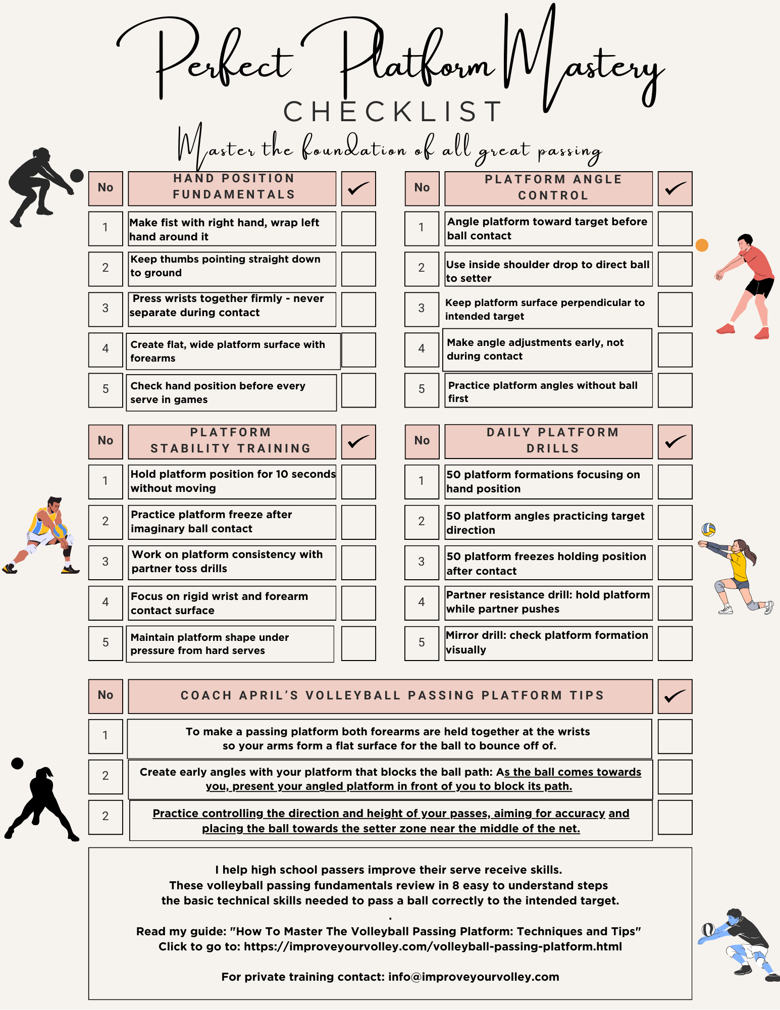 Beginner Volleyball Passing: Turn Good Passes Into A Starting JV Spot